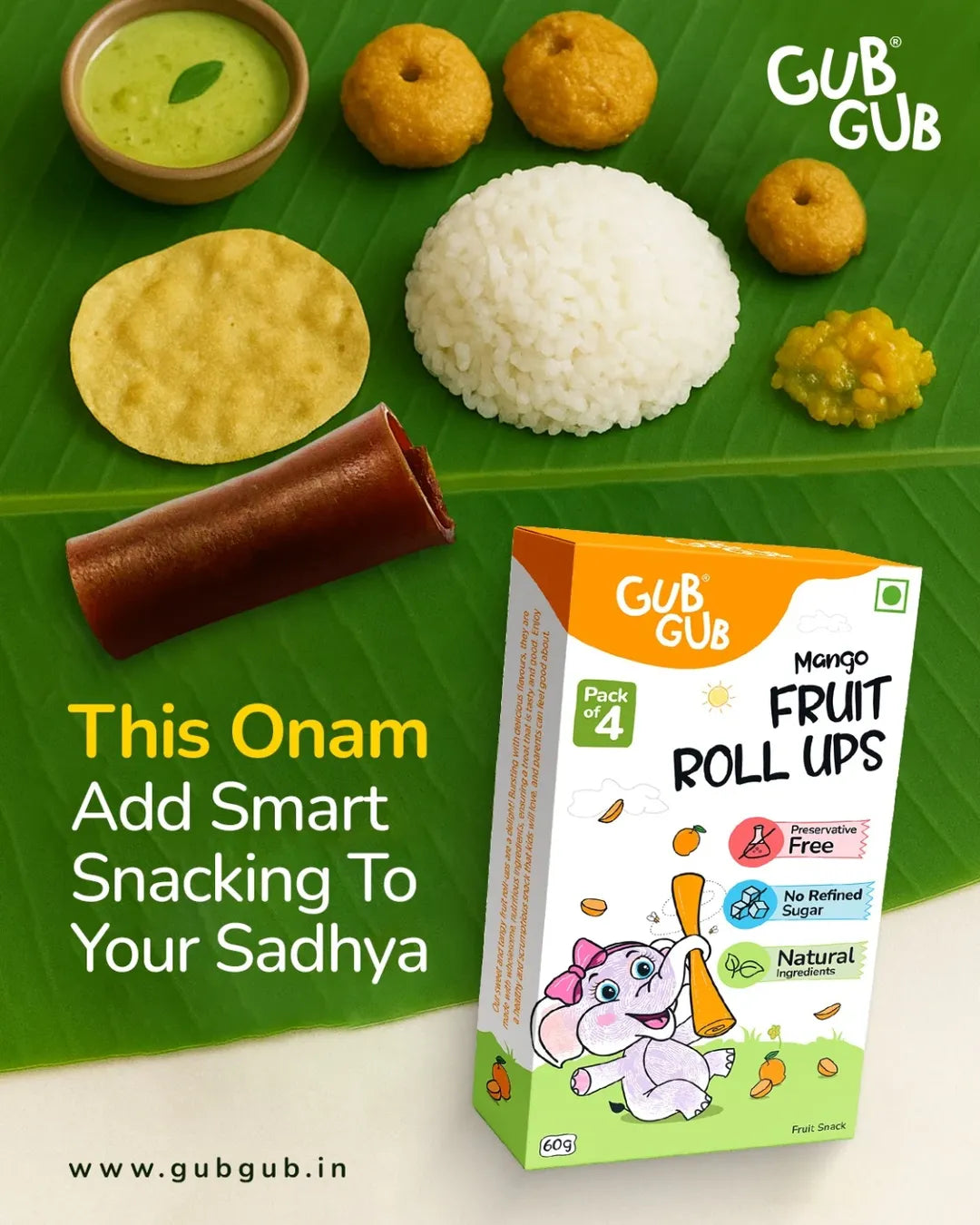 Kid-Friendly Onam Sadhya Guide: A Modern Mom’s Survival Kit – GubGub